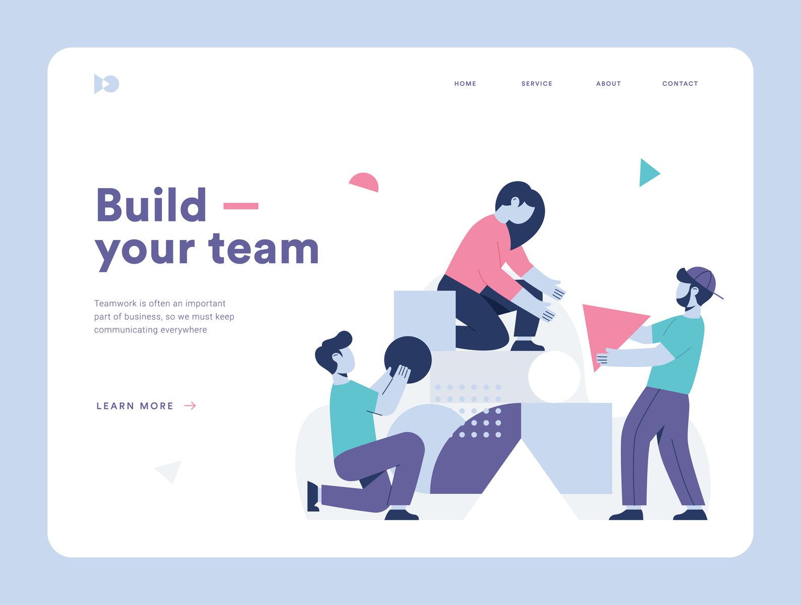 Teamwork - Website page by Hadi Sutrisno on Dribbble