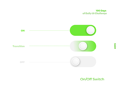 100 Days of UI - Day #015 (On/Off Switch) by Muhammad Rafy "Murfy" on ...