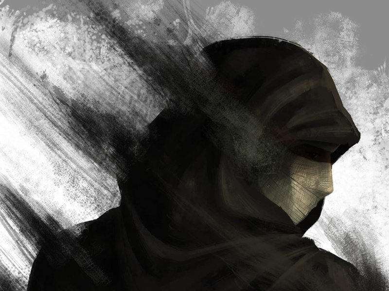 A man With Hidden Identity Behind a mask by SSD lancers on Dribbble