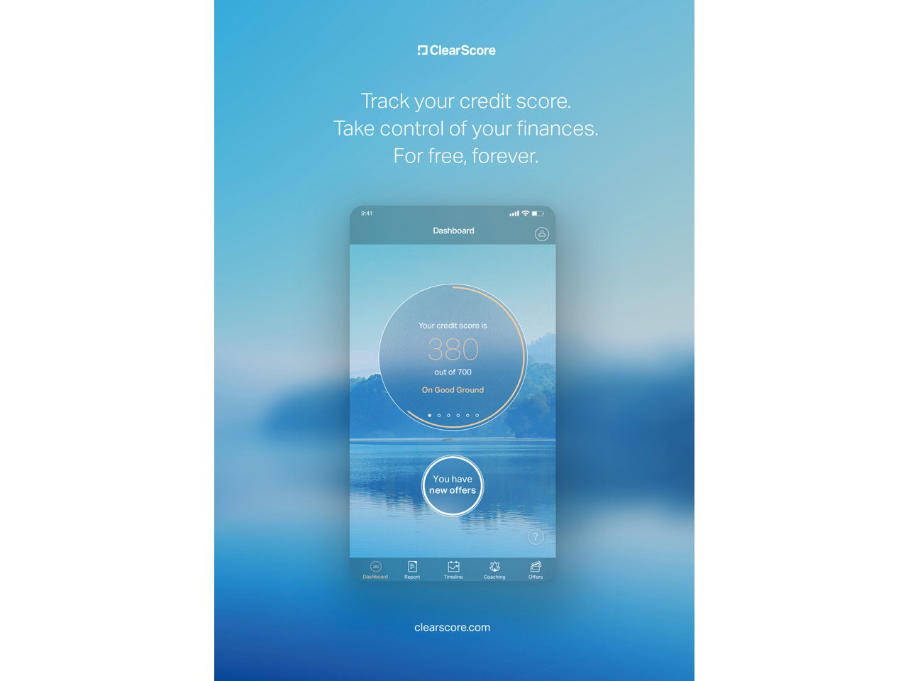 ClearScore Print Ad by Sitara Emily Shah on Dribbble