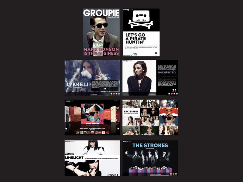 Music Magazine design by Brooke Jury on Dribbble