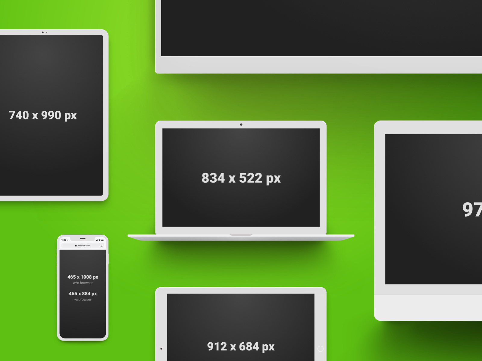 Apple Device Mockups for Sketch by Daniel Beadle on Dribbble