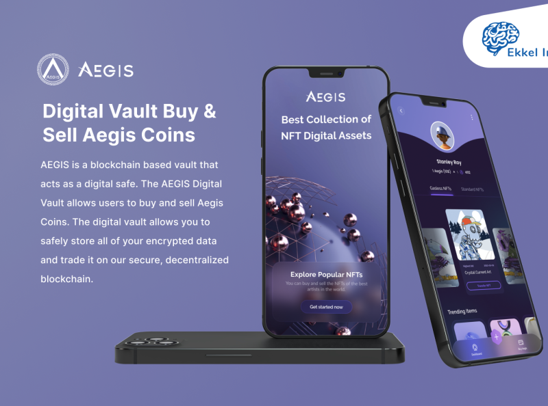 Aegis Blockchain based Vault by Ekkel Inc on Dribbble