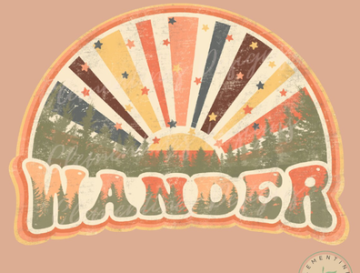 Wander PNG - Sublimation Download by Clementines Designs on Dribbble