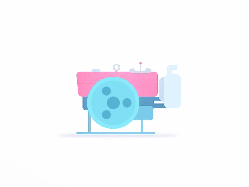 Rotating machine by Citi on Dribbble
