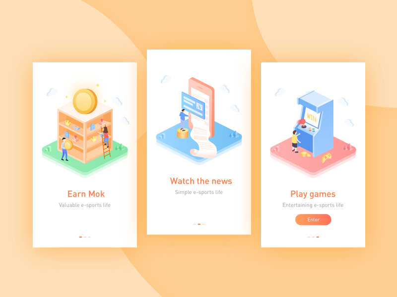 Guide Page by fancy on Dribbble