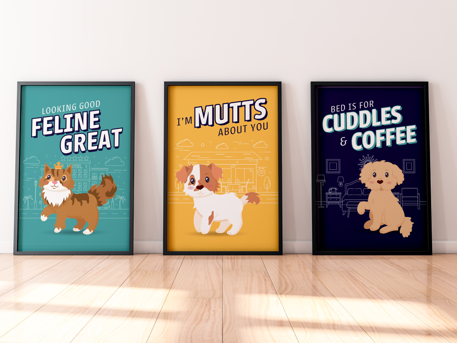 Pet Posters by Erin Feldman Designs on Dribbble