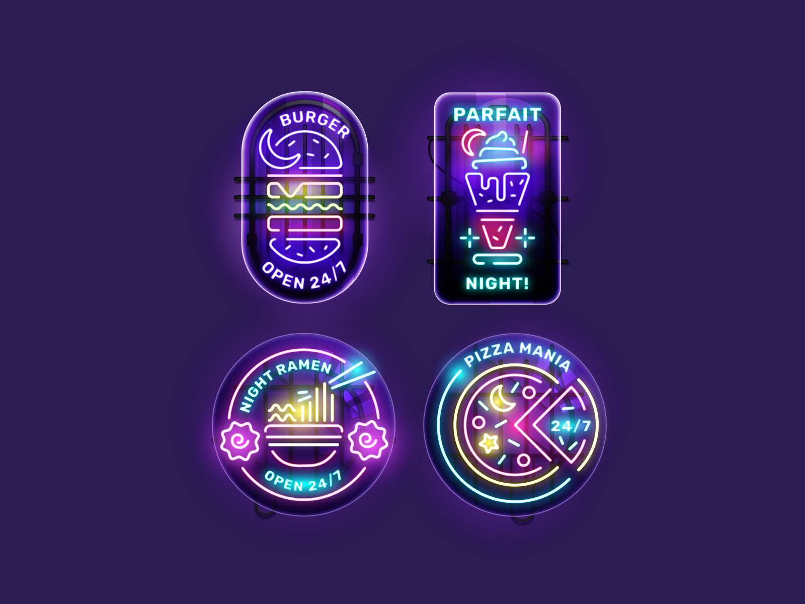 Neon Signature by Aisha Ahya on Dribbble