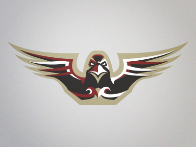 Hawks Logo Full by Ryan Welch on Dribbble