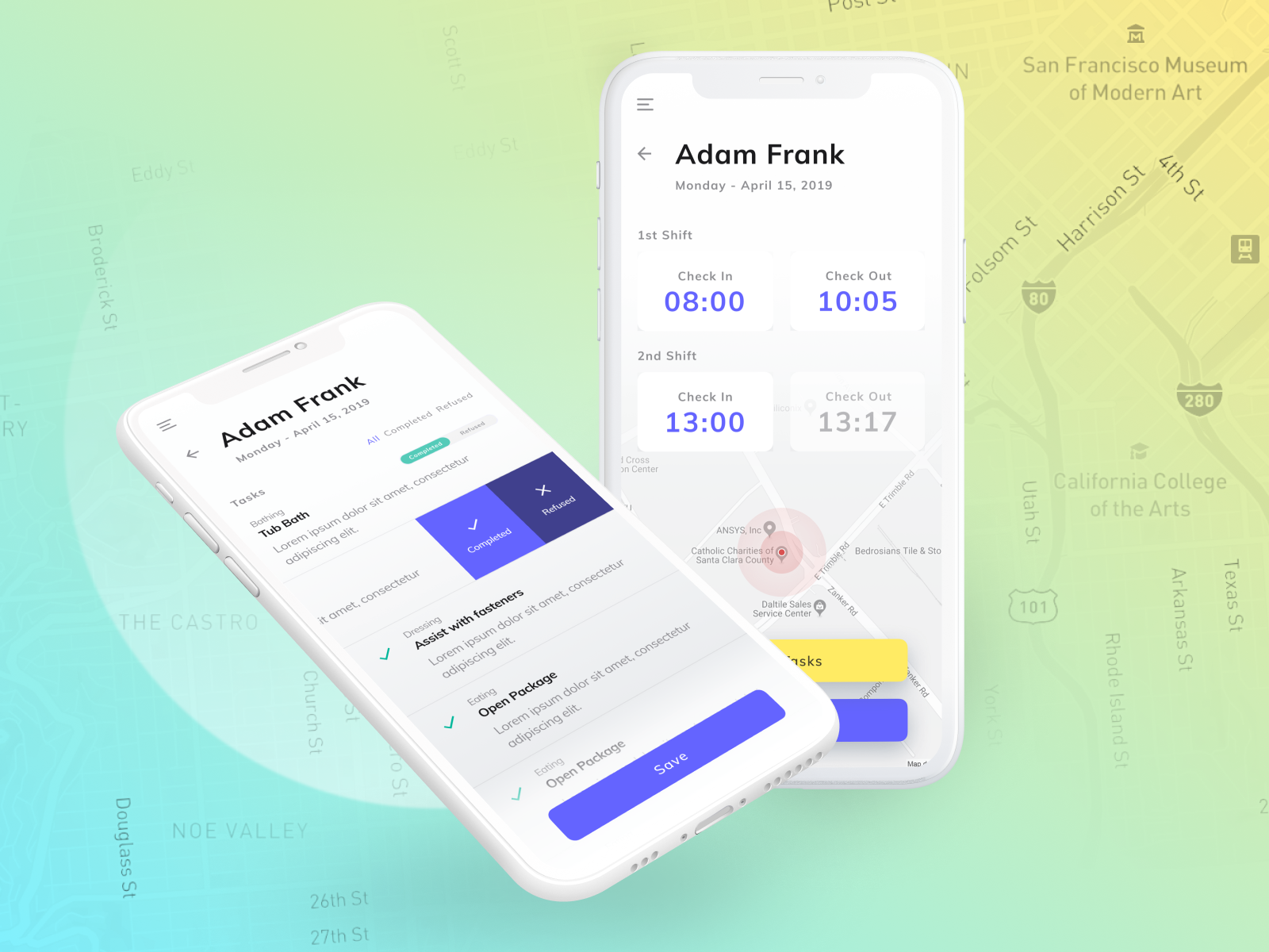 Electronic Visit App by Chi Putera on Dribbble