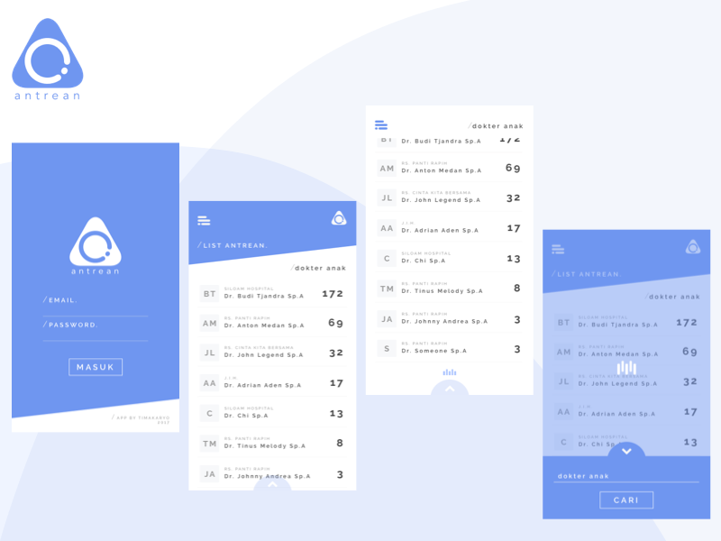 Antrean by Chi Putera on Dribbble