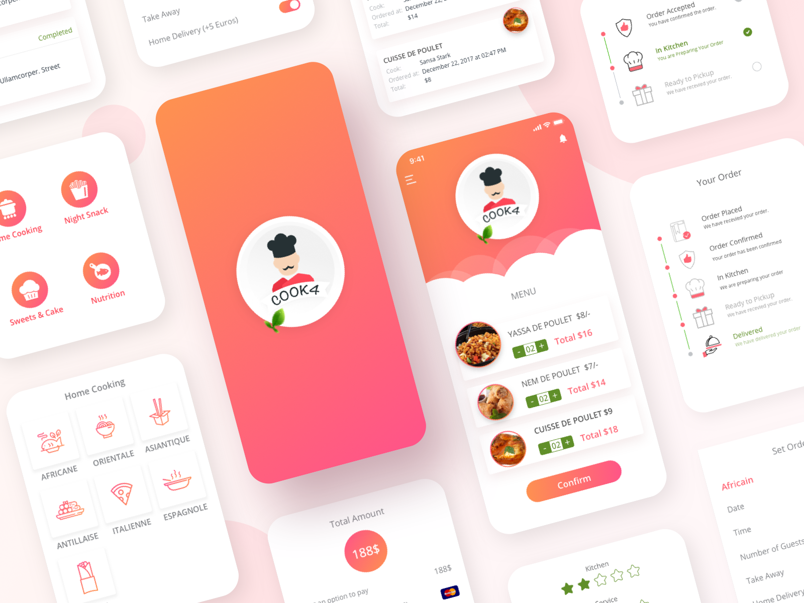 Cook4 - Online food ordering by Mayank k Sahu on Dribbble
