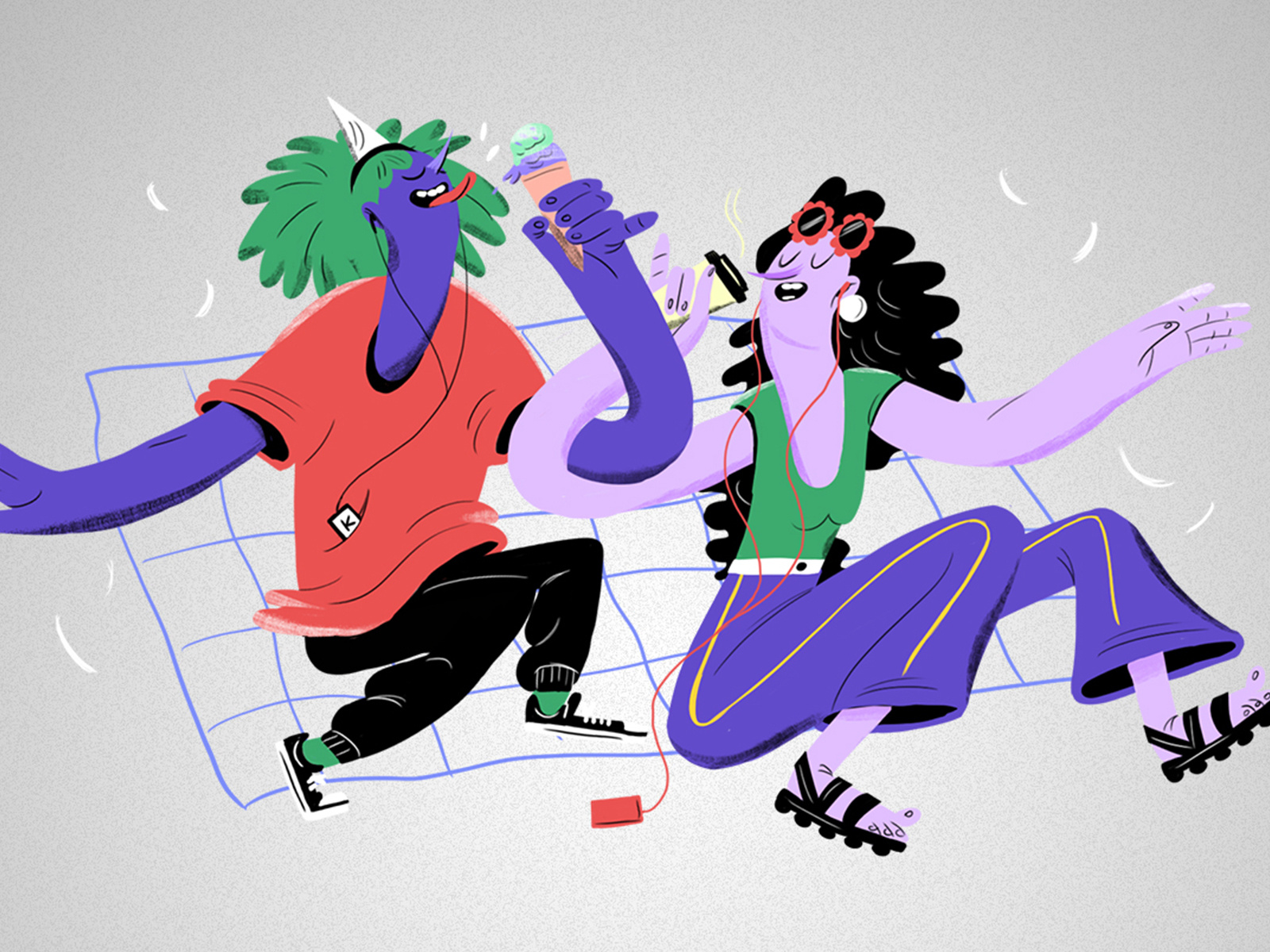 Character Design for KKBOX Event Page by Abby Chen on Dribbble