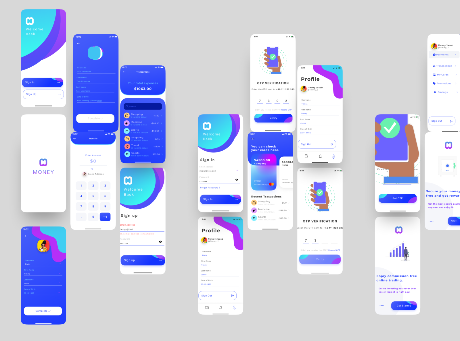 BANKING MOBILE APP by Timileyin Adeyefa on Dribbble