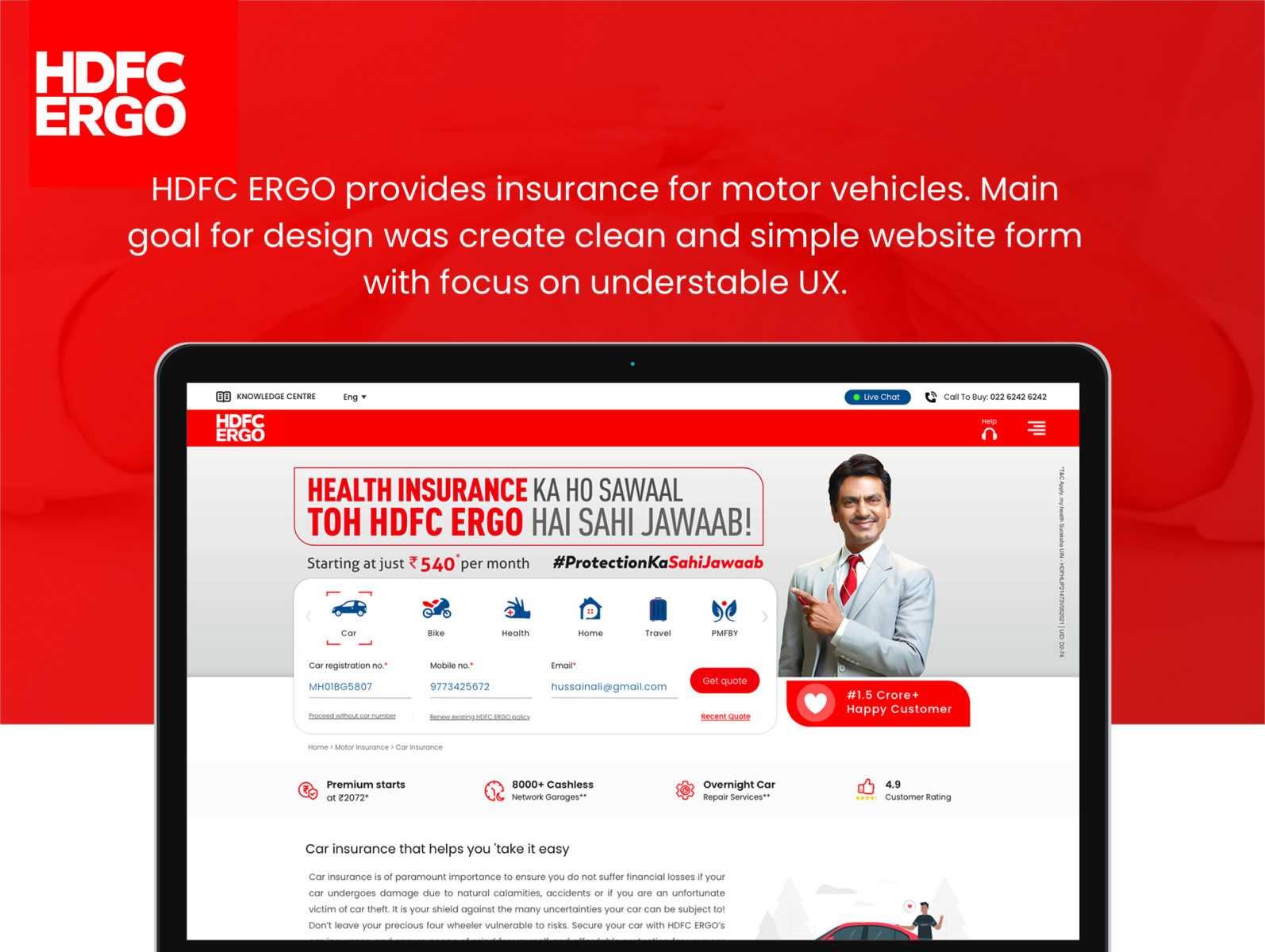 Car Insurance by hussainali on Dribbble