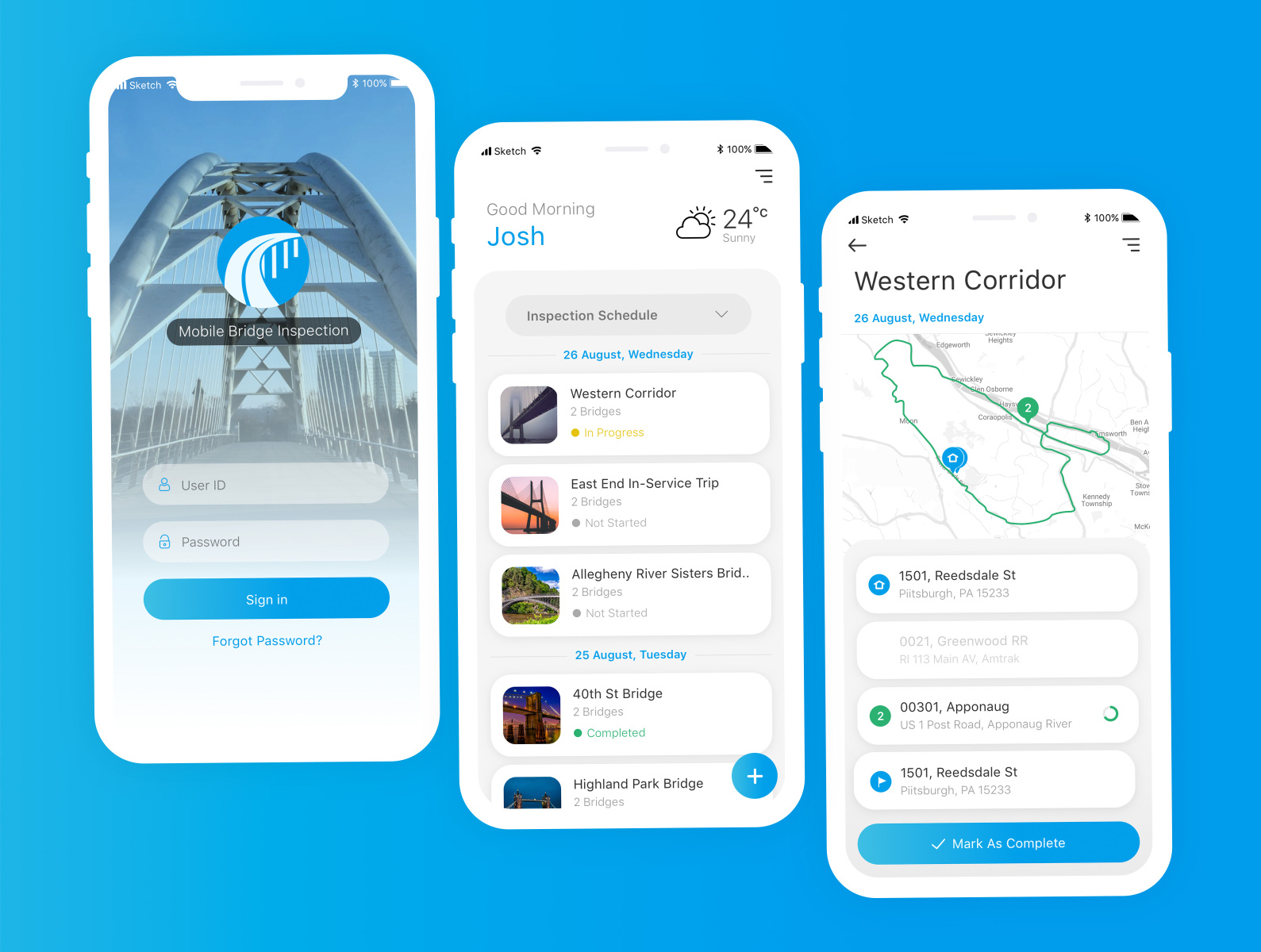 Bridge Inspection App by Rajesh Raveendran on Dribbble