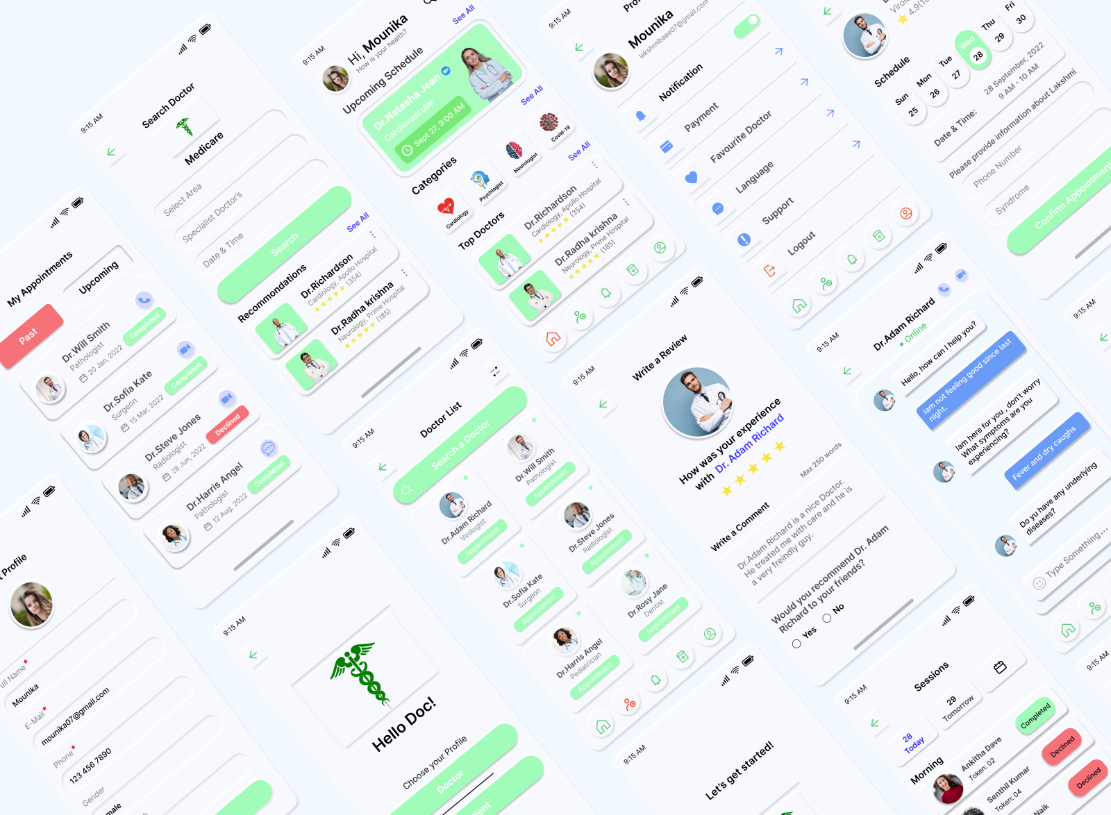 Doctor Appointment: Case Study by Lakshmi on Dribbble