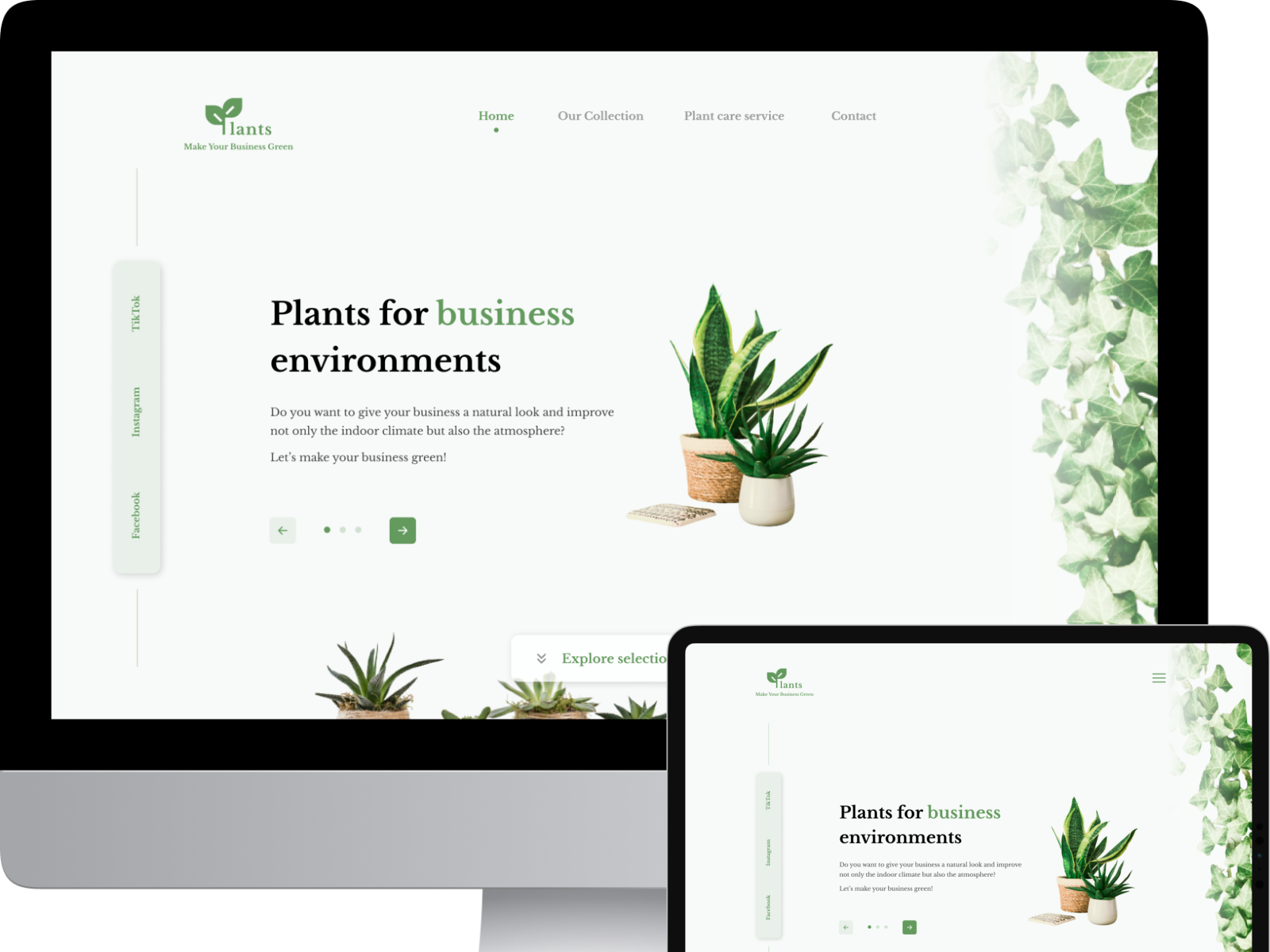 Responsive Webdesign Office Plant Business By Markus On Dribbble responsive-webdesign-office-plant-business-by-markus-on-dribbble