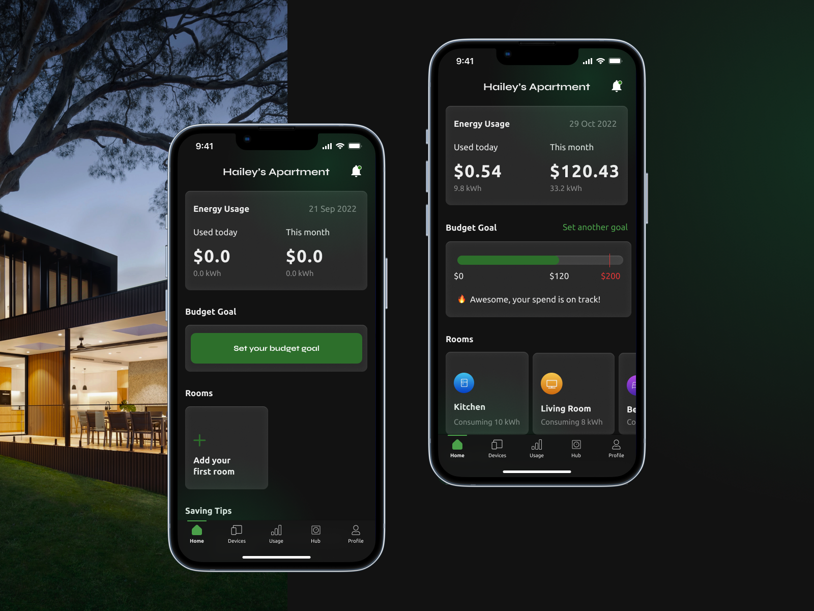 Energy Consumption Monitor iOS App by Tatiana Dudik on Dribbble