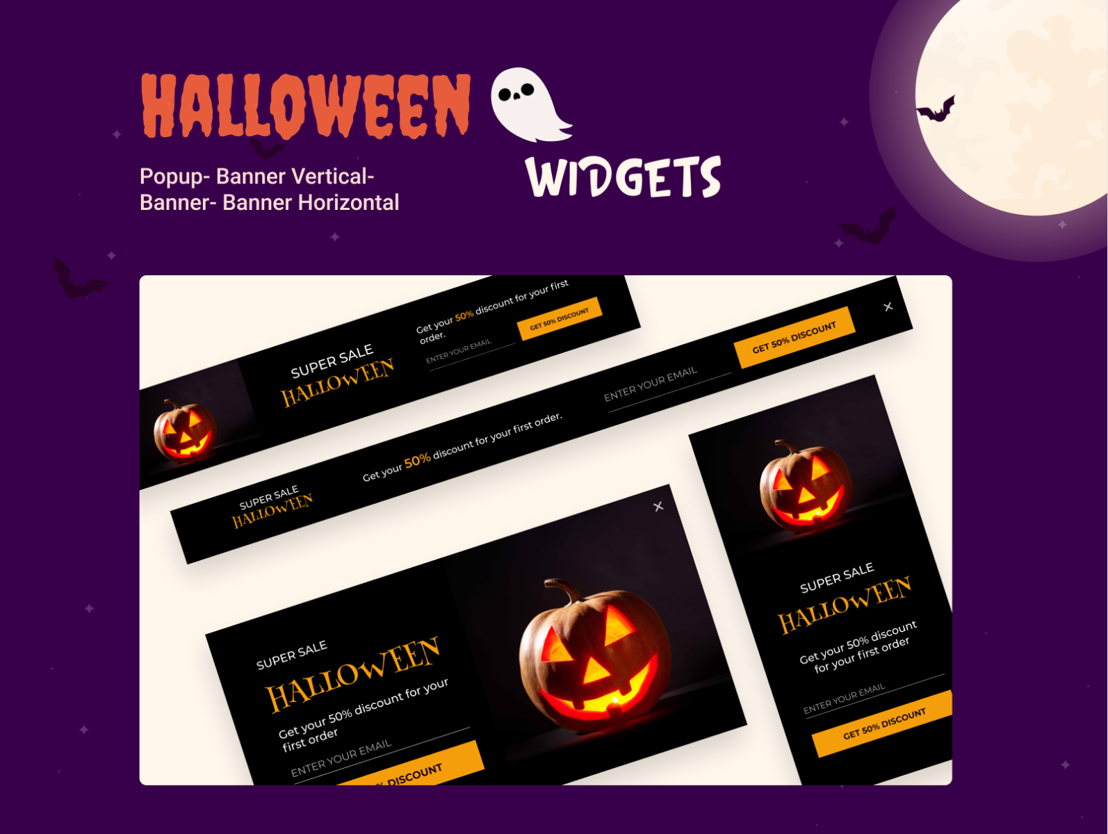 Fouita Halloween Widgets by Fouita on Dribbble