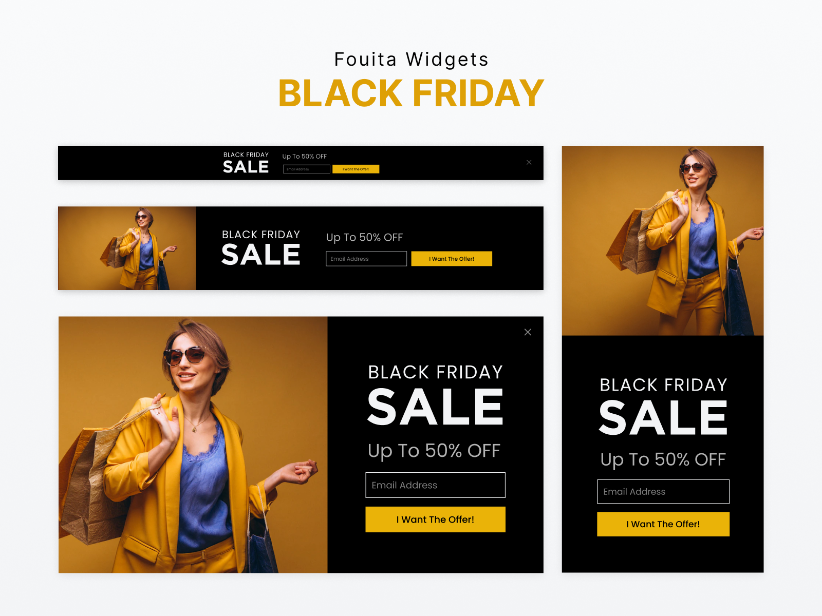Fouita Black Friday widgets by Fouita on Dribbble