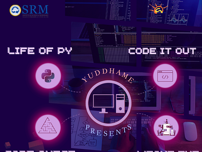 Technical event poster by Smilika on Dribbble