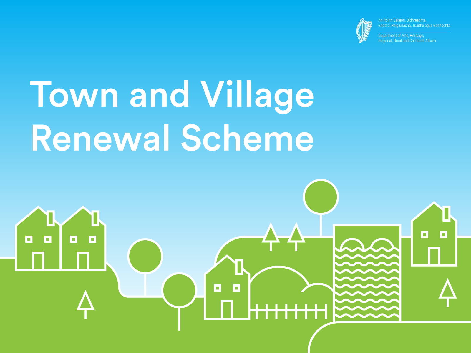 Town and Village Renewal Promo Graphic by Feena O'Sullivan on Dribbble