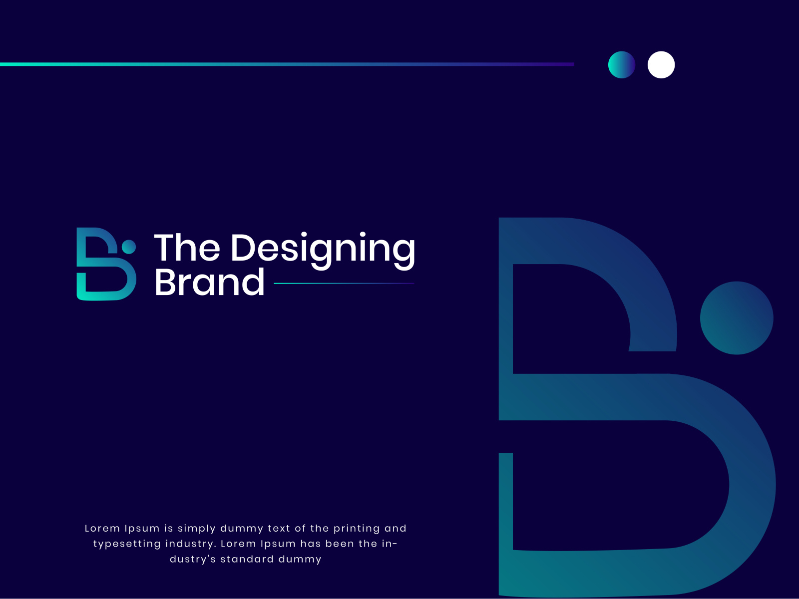 The Designing Brand Logo by Kashaf Mansoor on Dribbble