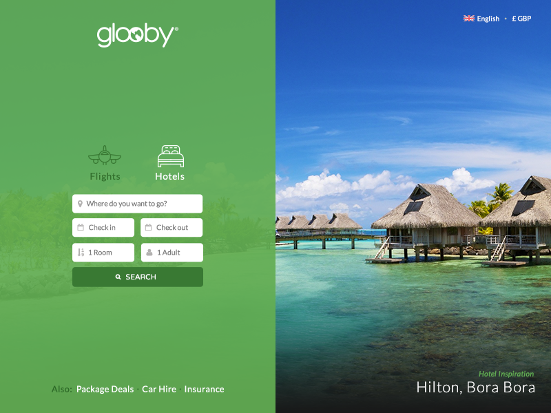 Glooby - Home Page by Roy Barber on Dribbble