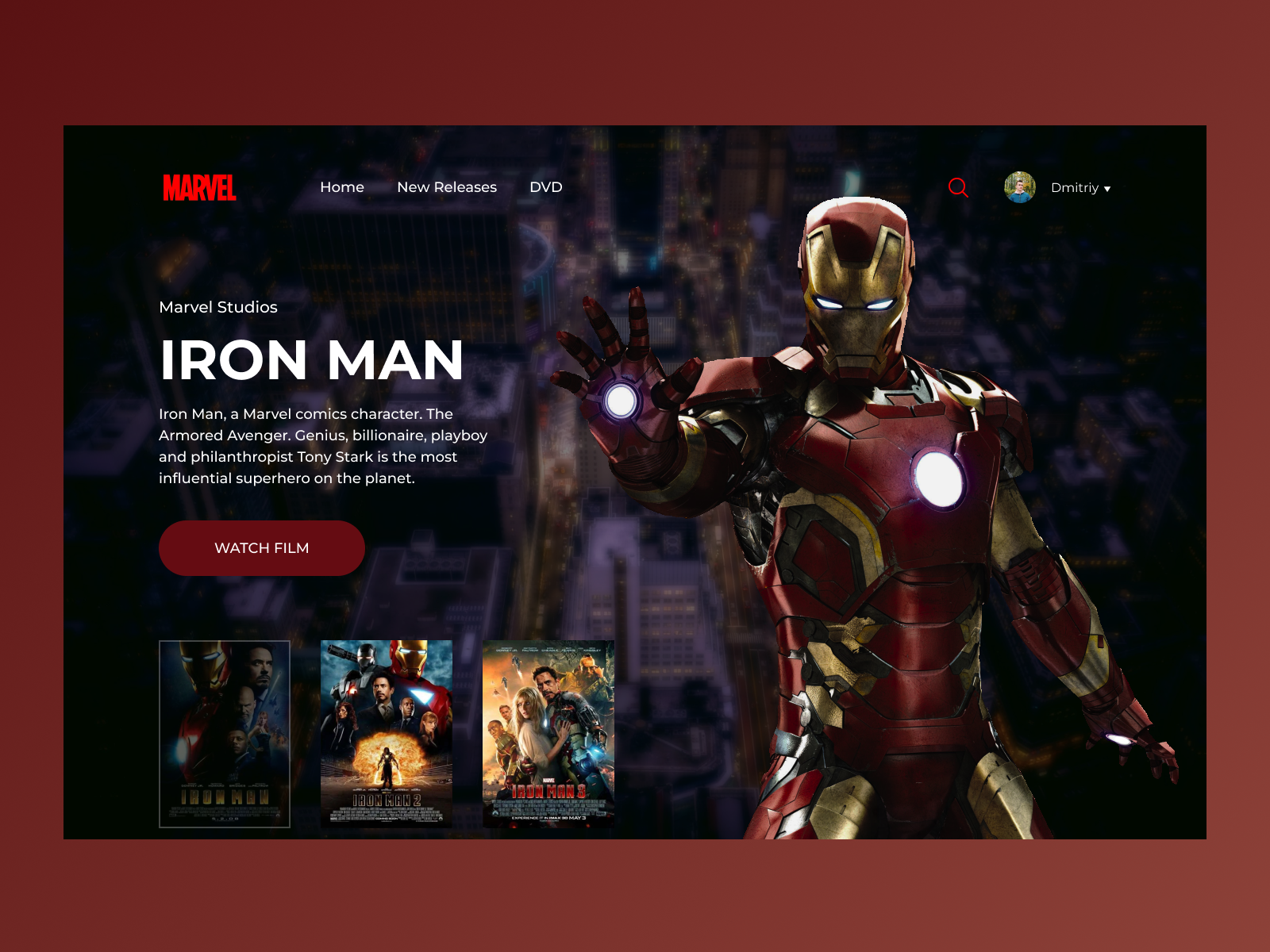 IRON MAN by Дмитрий on Dribbble