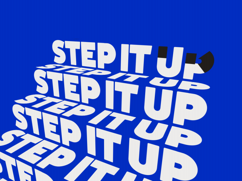 Step it up! by Animography on Dribbble