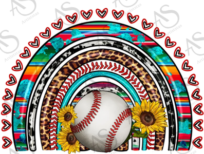 Baseball Rainbow Png Sublimation Design by Artiststas on Dribbble