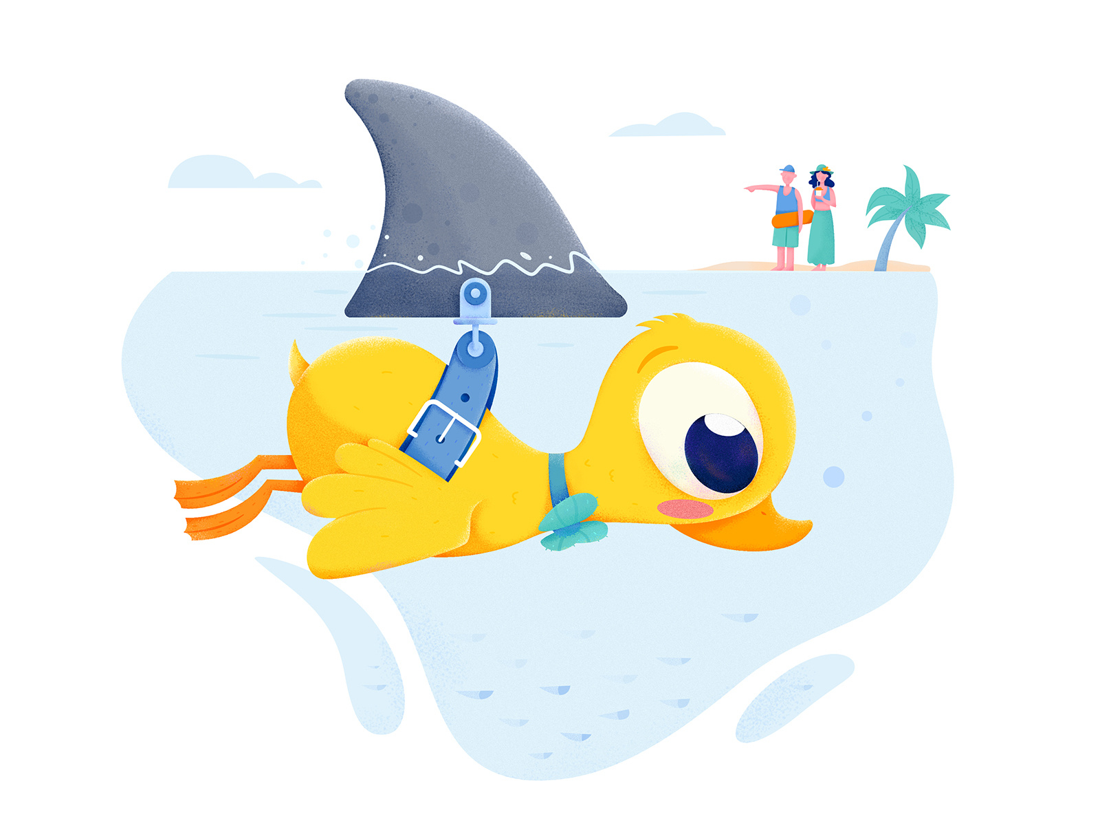 Duck And Shark by Uran Duo for RaDesign on Dribbble