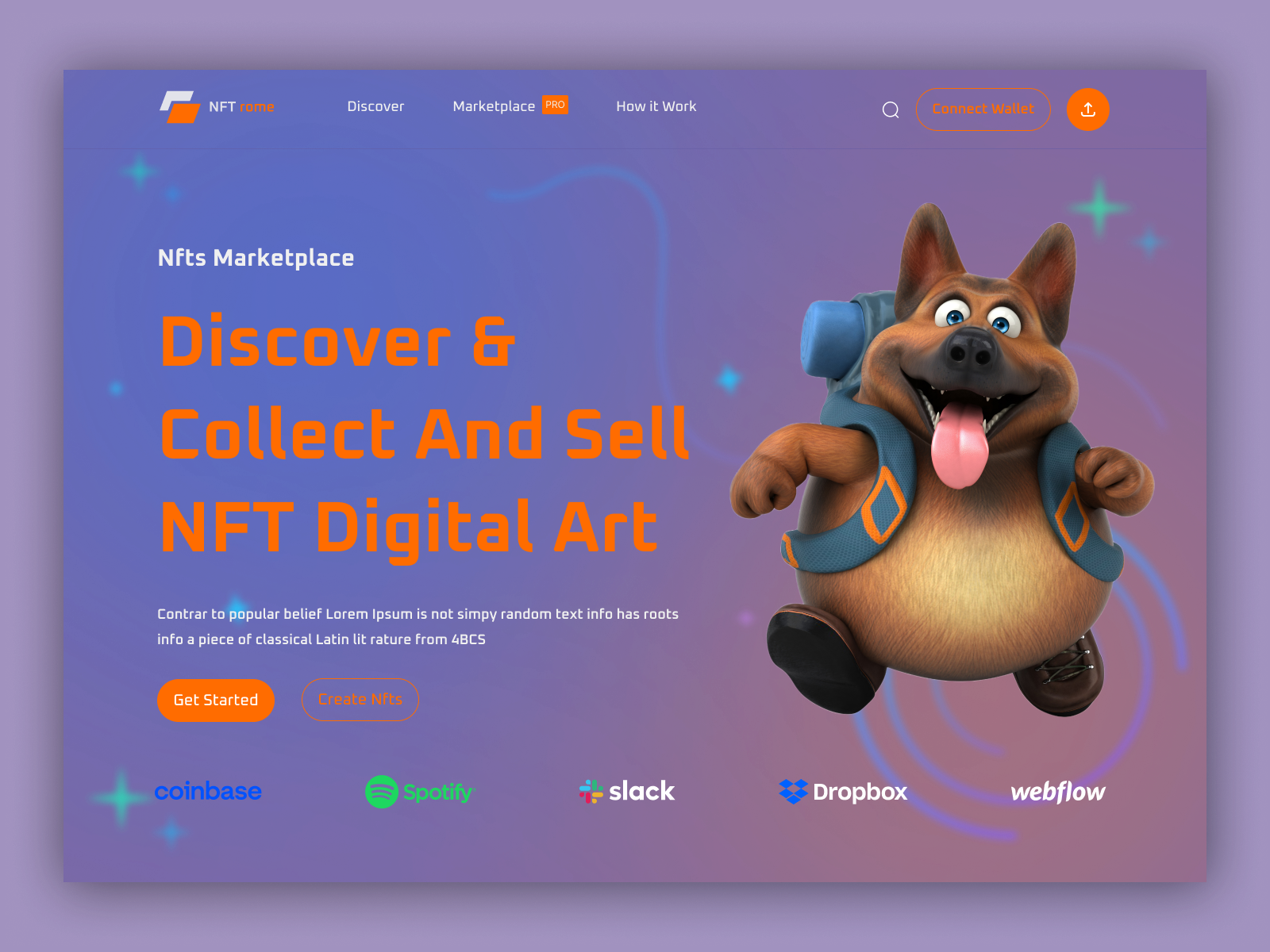 NFT Marketplace / Website Design by Sabbir Mithun on Dribbble