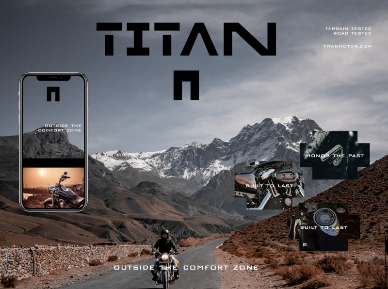 TITAN MOTOR BRANDING by machine x on Dribbble
