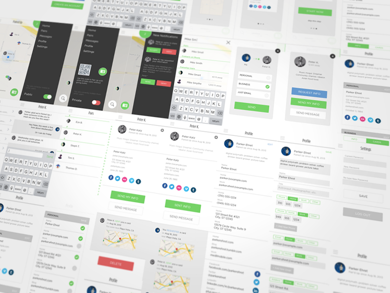 Information Sharing App by Parker Ehret on Dribbble