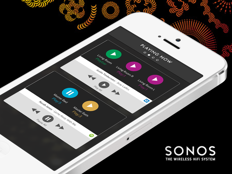 Sonos iPhone App Concept by Parker Ehret on Dribbble