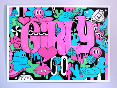 Girly by Lindsey Made This on Dribbble