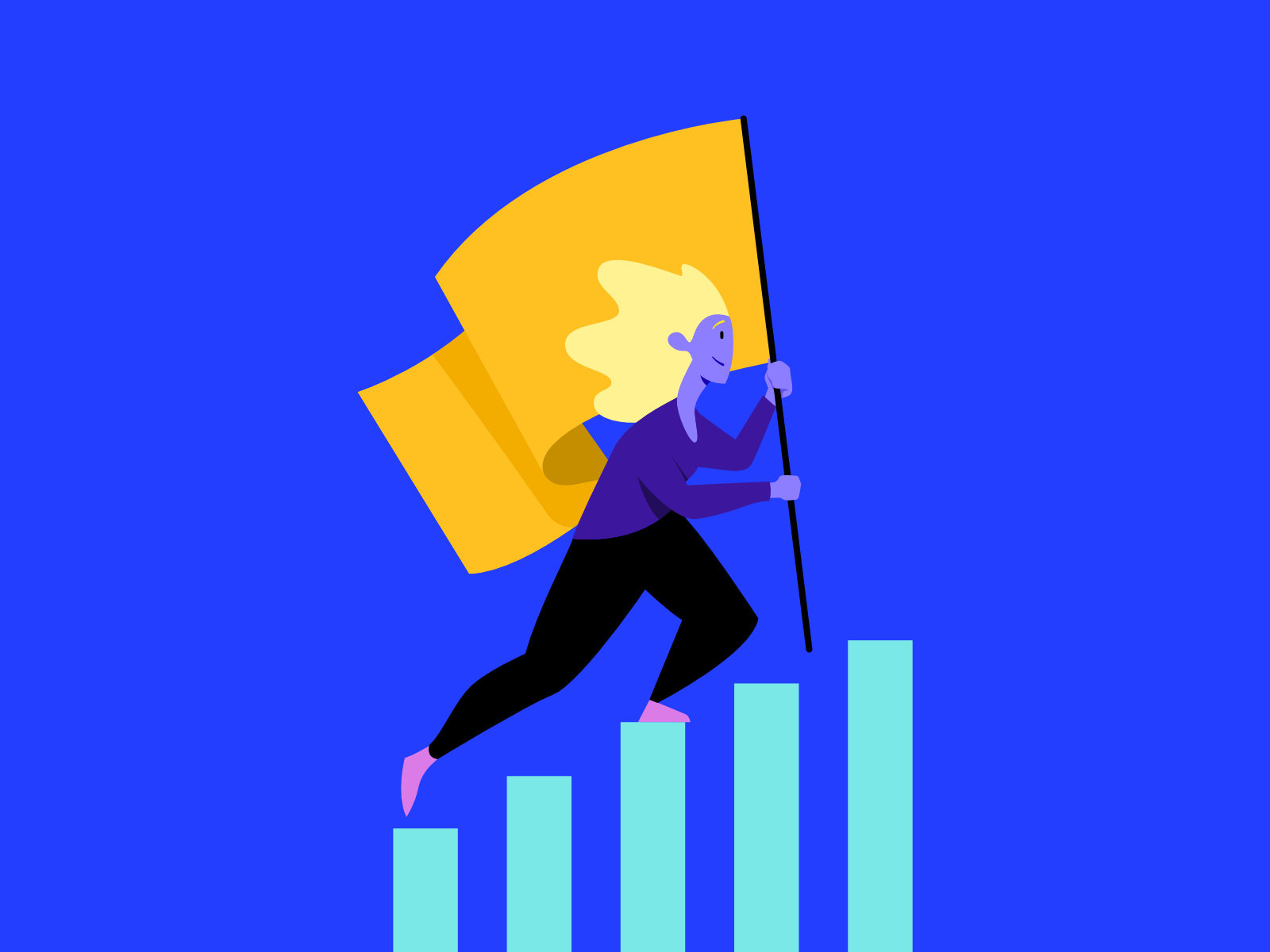 Growing wealth by Anthony Foster on Dribbble