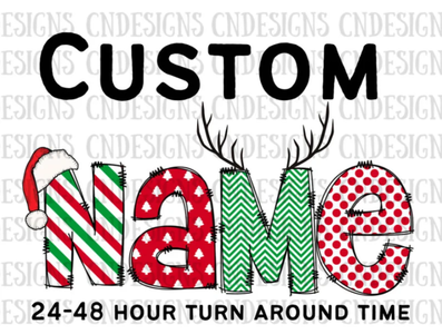 Custom Name Doodle PNG | Custom Name PNG by Chelsey Nicole Designs on ...
