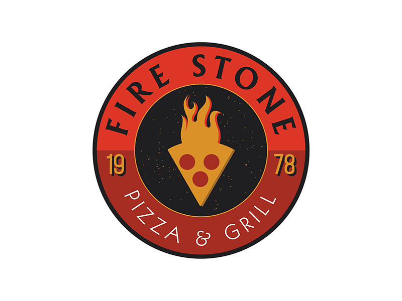 Fire Stone Logo by Deonta Wheeler on Dribbble