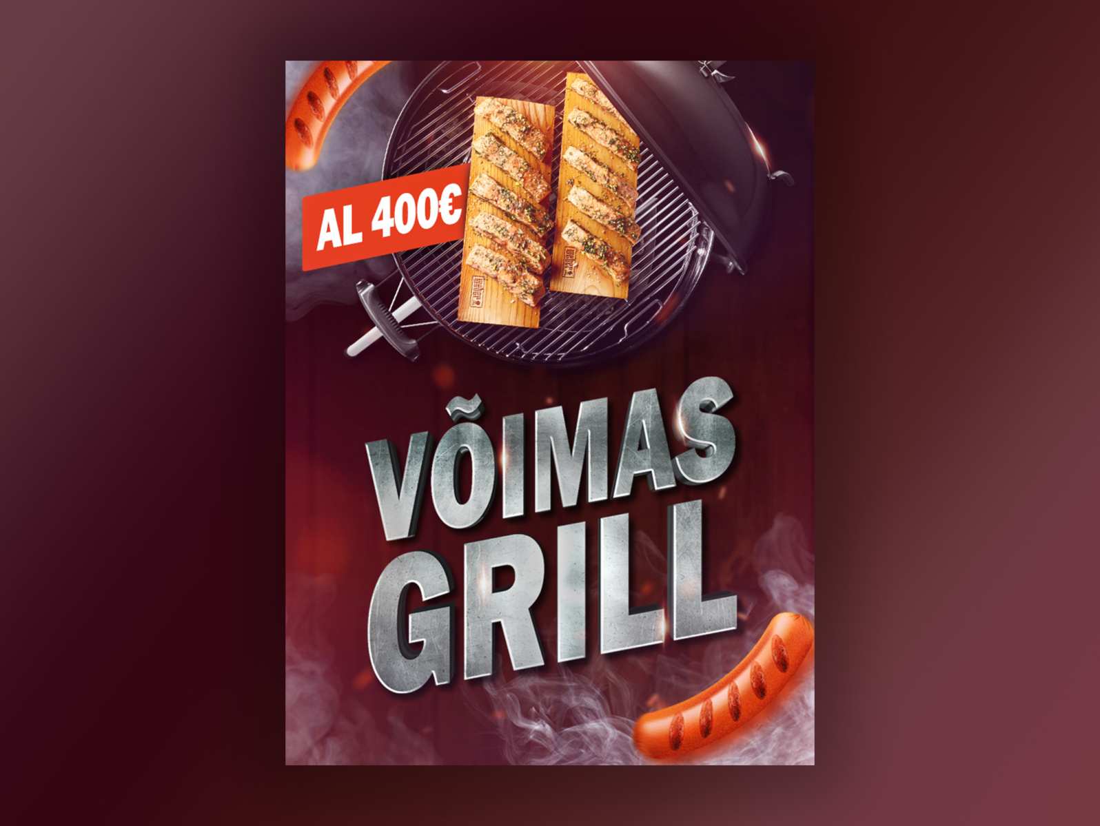 Grill Promotion Banner Design by Vladyslav Shyriaiev on Dribbble