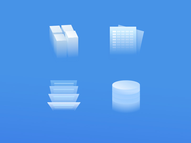 data icons by whi . silver . 小白银 on Dribbble