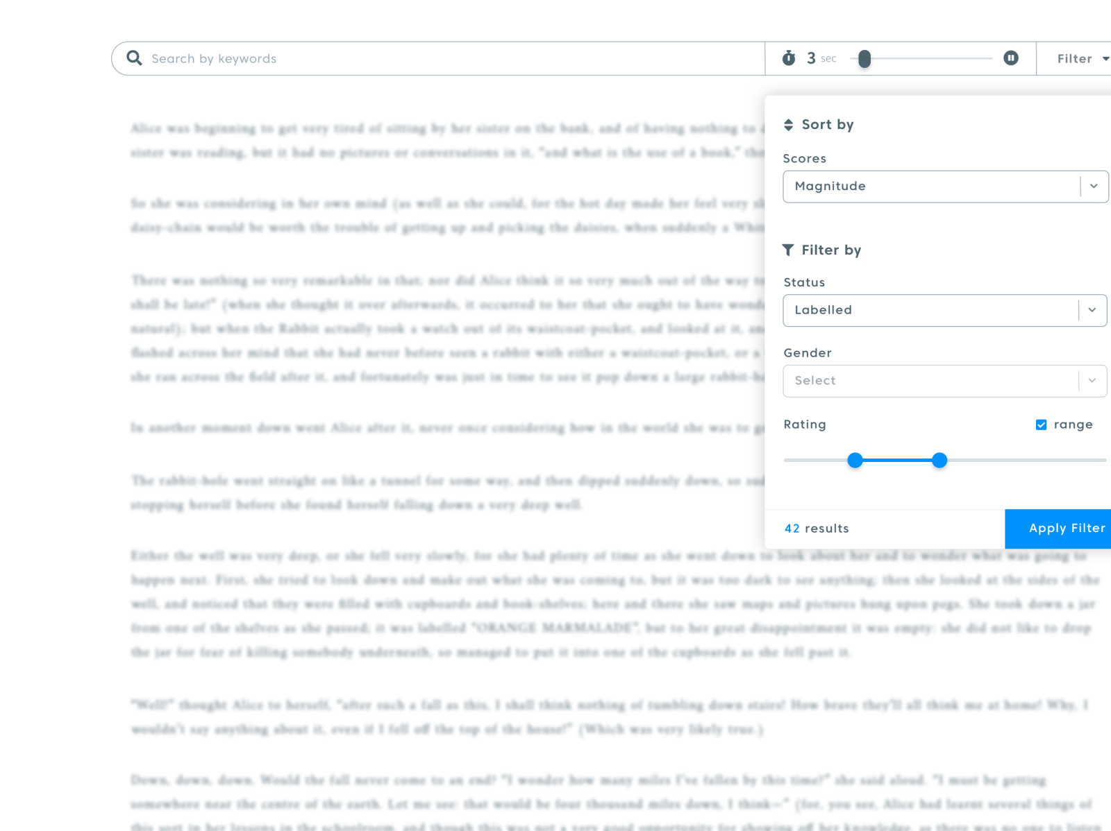 Advanced Filter by Daigo Shitara on Dribbble