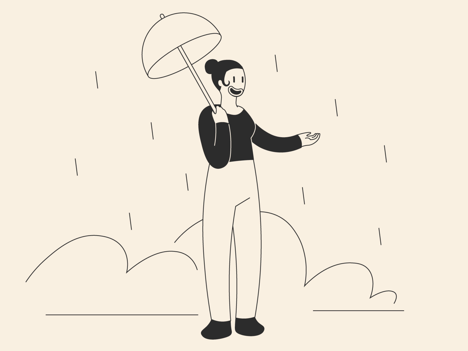 rain day by Julien on Dribbble