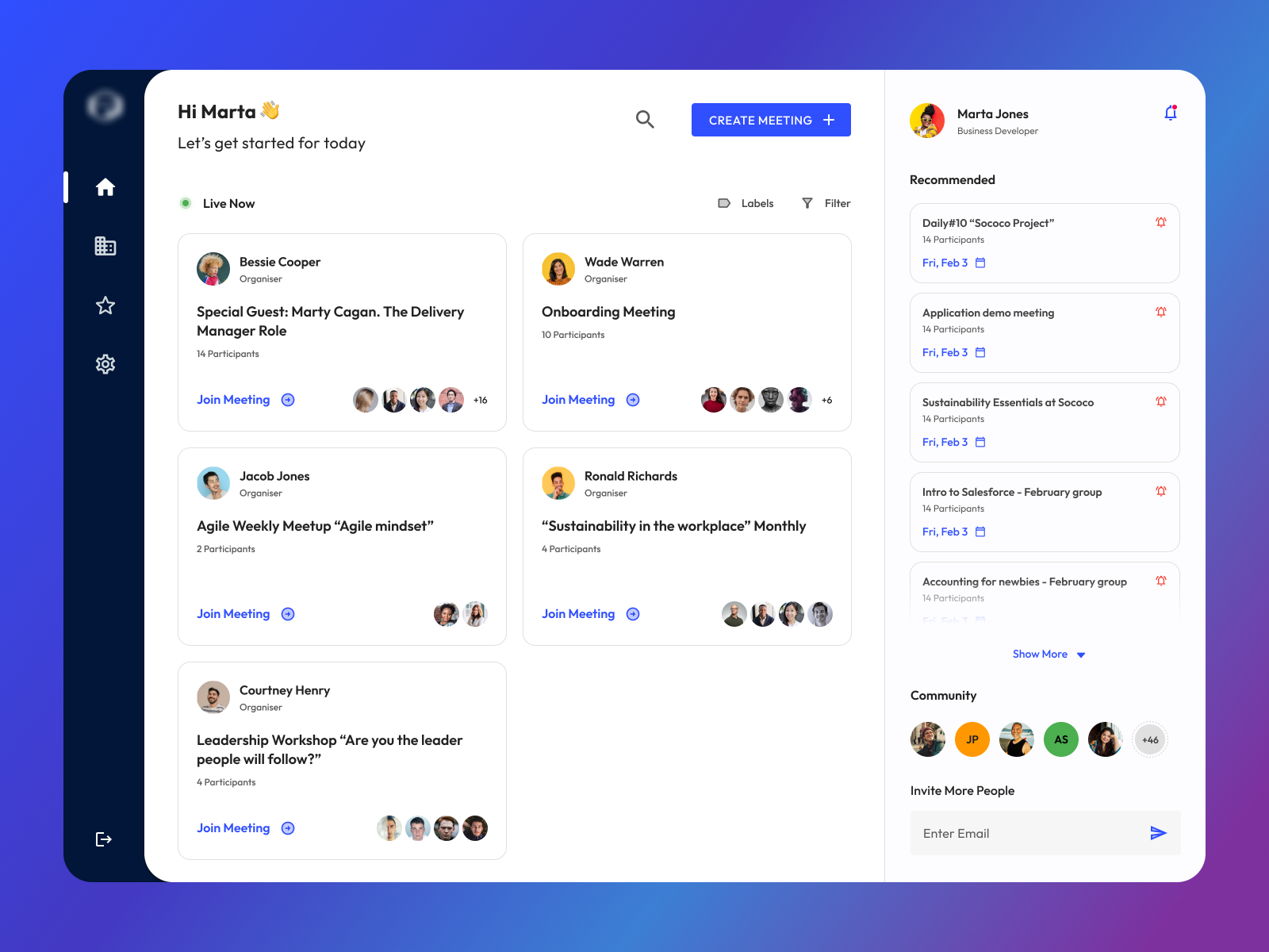 DevFactory - Virtual Workspace by Ruzanna for Netguru on Dribbble