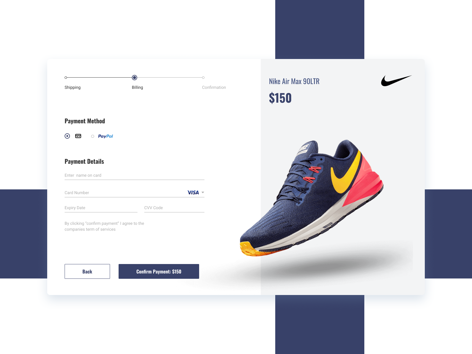 Day 002 - Daily UI Design - Credit Card Checkout Page by Raj Ravindra ...