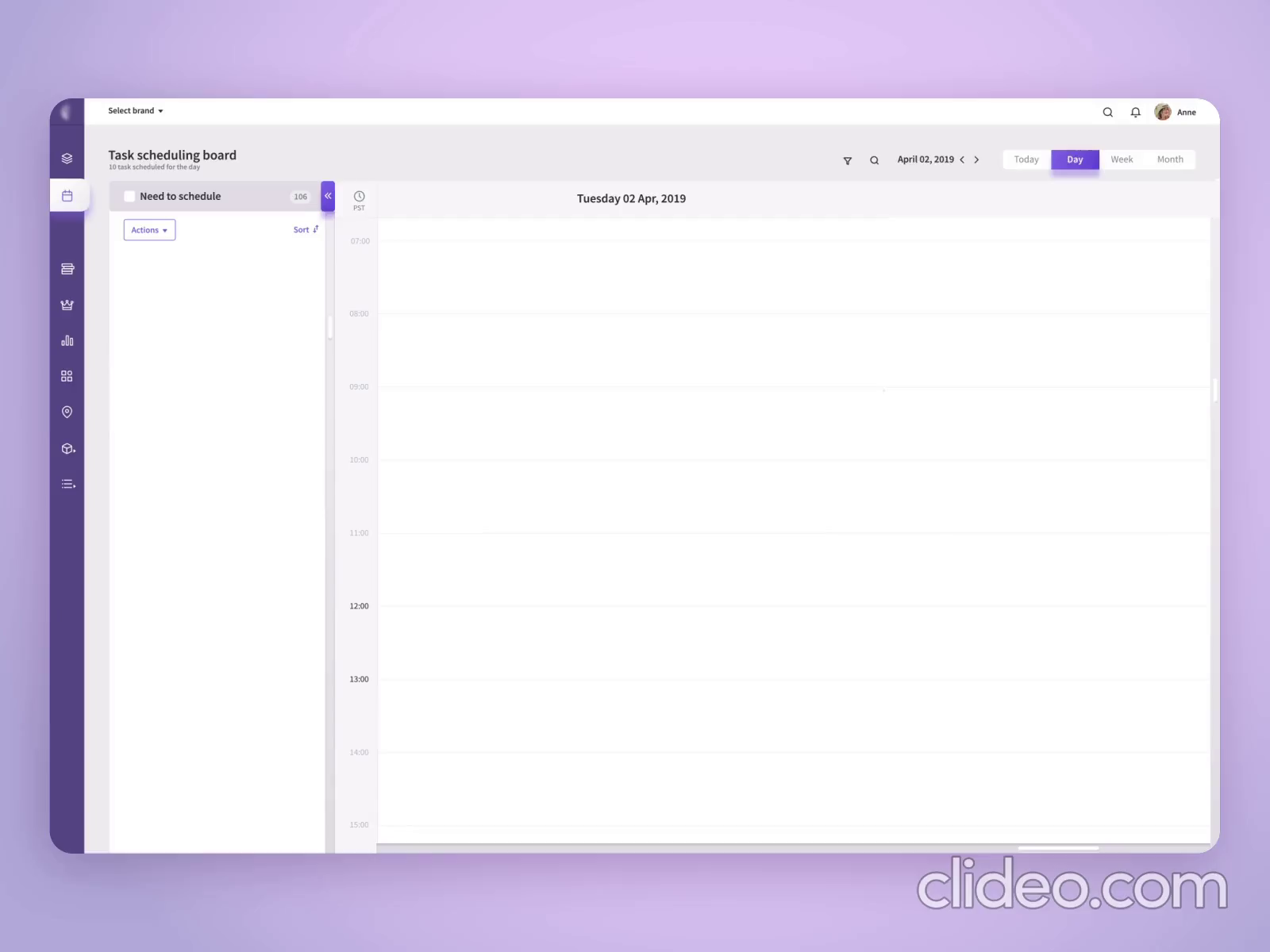 Task Scheduling UI Workflow by Nilanjan Debnath for Quovantis on Dribbble