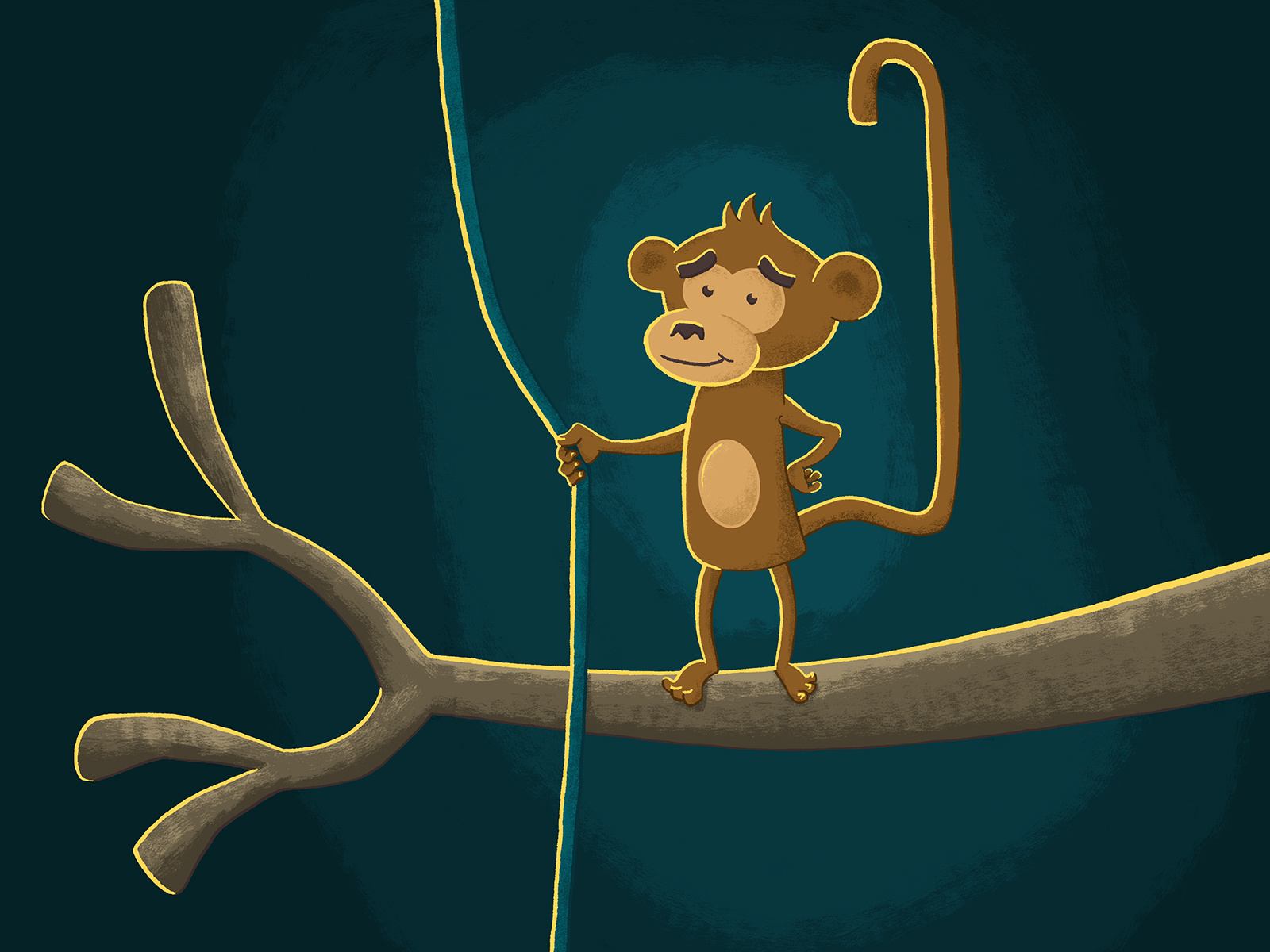 Monkey Rebound by Mike Henderson on Dribbble
