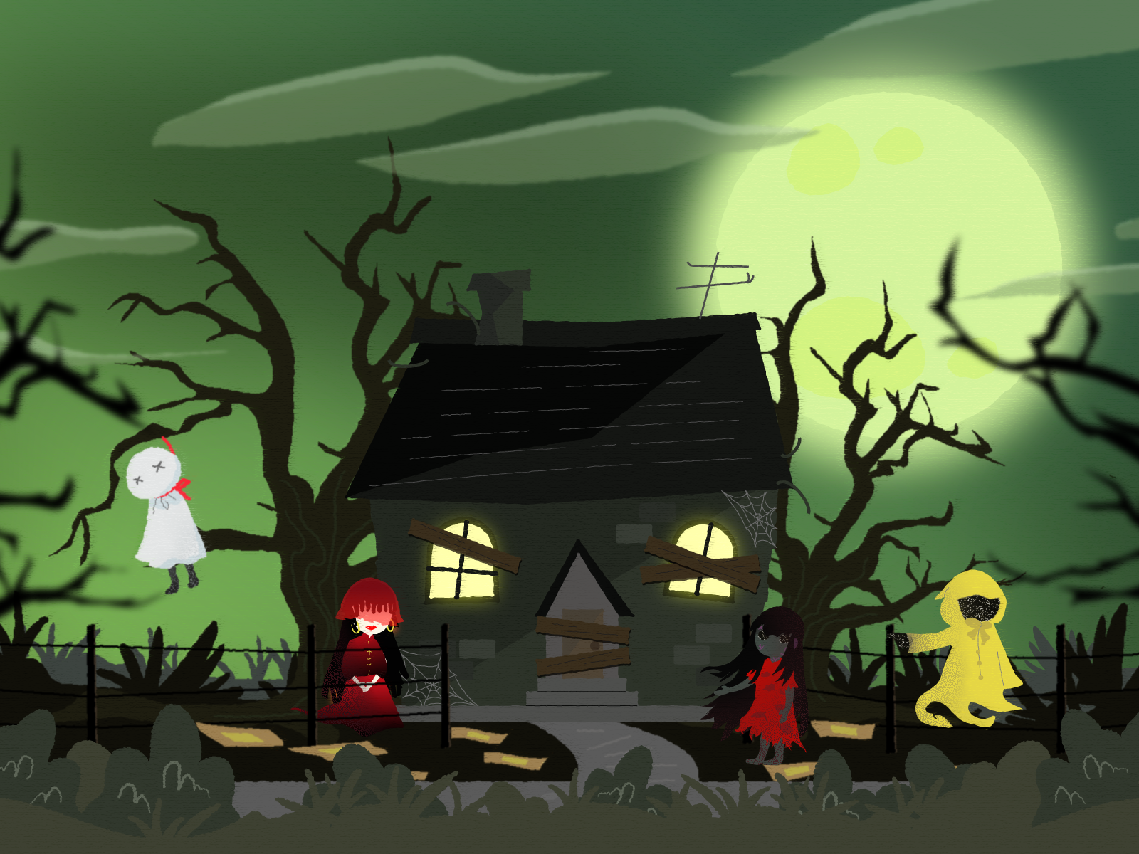 Haunted House by Vivian Wu on Dribbble